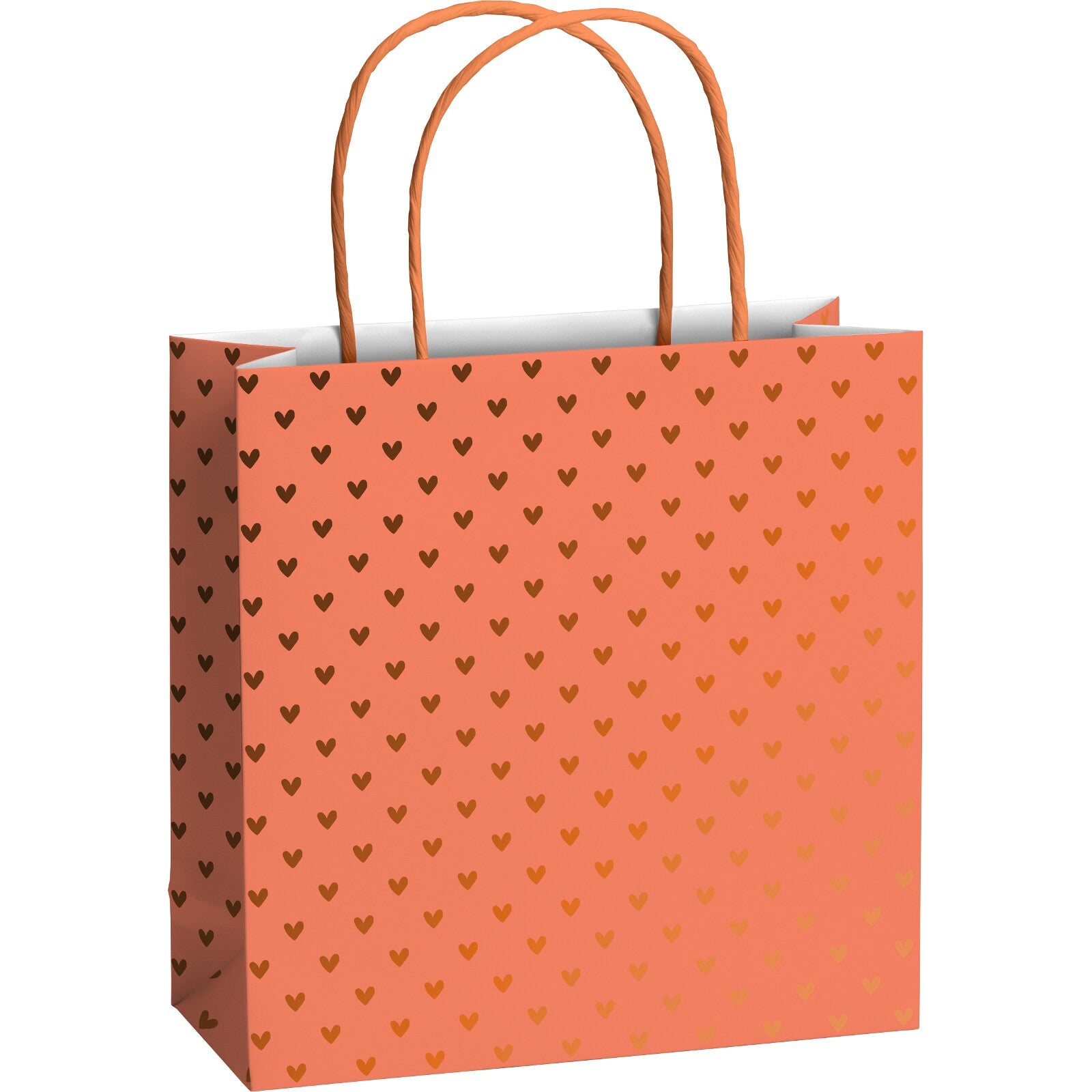Cassy Leopard Hearts Medium Gift Bags 3 Pk Penny Black