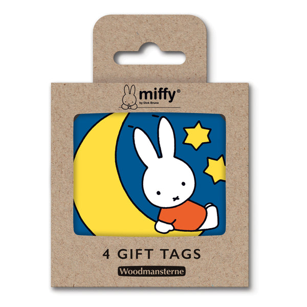 Miffy Stars Gift Tag 4 Pack - Penny Black