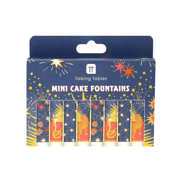 Retro Pop Mini Cake Fountain 8 Pk - Penny Black