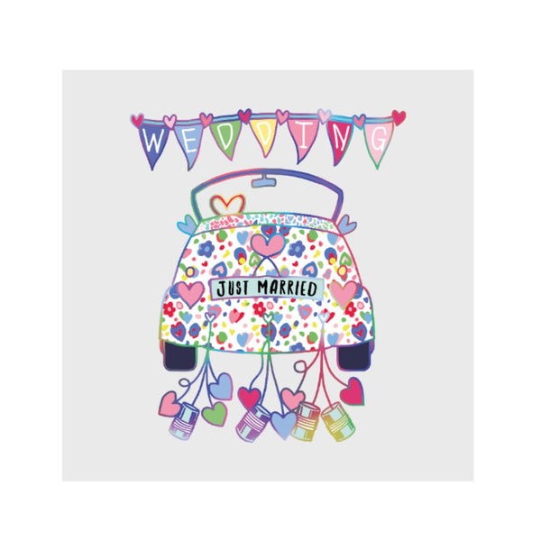 Into the Rainbow Sunset Wedding Card - Penny Black