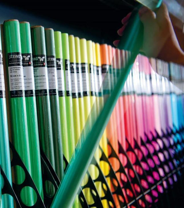 Wrapping Paper Rolls - Penny Black